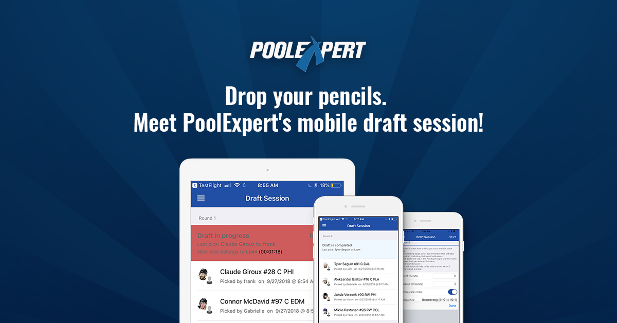 Mobile Draft Session | PoolExpert.com
